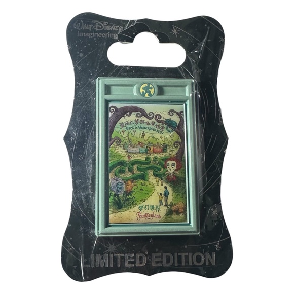 Disney | Other | 27 Disney Wdi Shanghai Disneyland Attraction Poster Pin Fantasyland | Poshmark